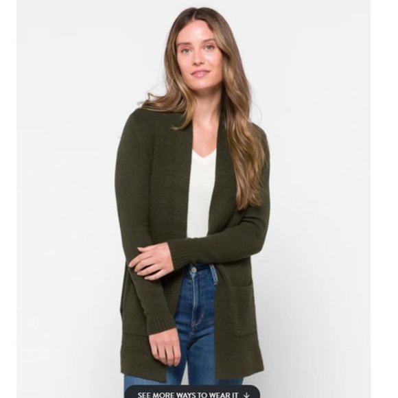 Evolution By Cyrus | Sweaters | Nwtevolution By Cyrus Kay Twopocket Cardigan Dark Green S | Poshmark
